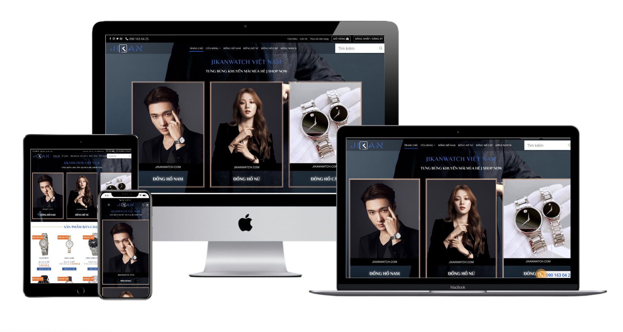 Dự Án Thiết Kế Web Shop Điện Thoại Di Động Apple- HALO MEDIA