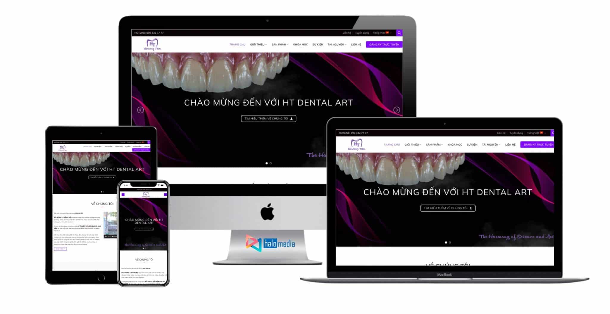 Dự Án Thiết Kế Website Phòng Lab Nha Khoa Đẹp